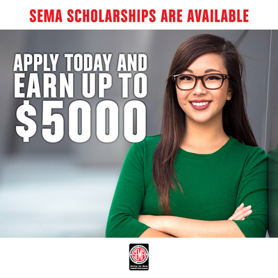 Apply Now for a SEMA Scholarship | Specialty Equipment Market ...